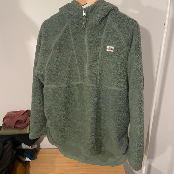 The North Face | Jackets & Coats | The North Face Womens Green Teddy ...